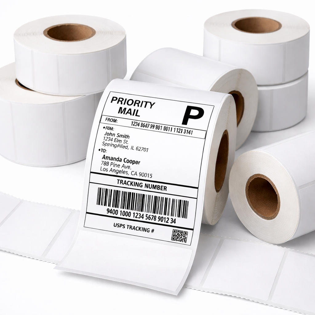 Thermal Shipping Label Rolls – MET Packaging